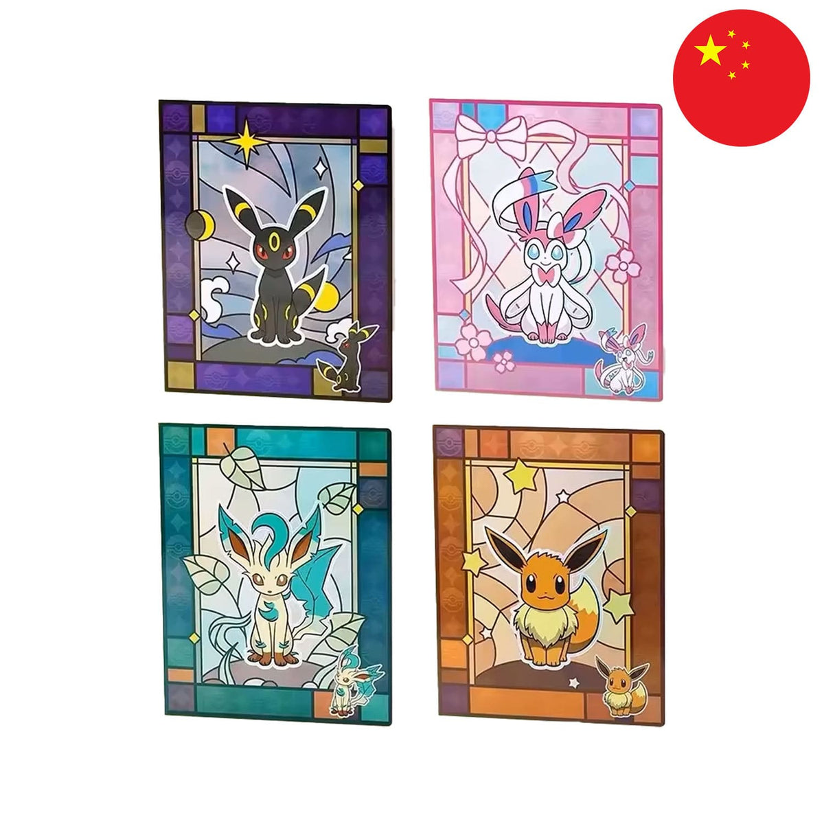 Pokémon Binder - Gem Pack Vol. 2 (Eevee, Umbreon, Leafeon, Sylveon)